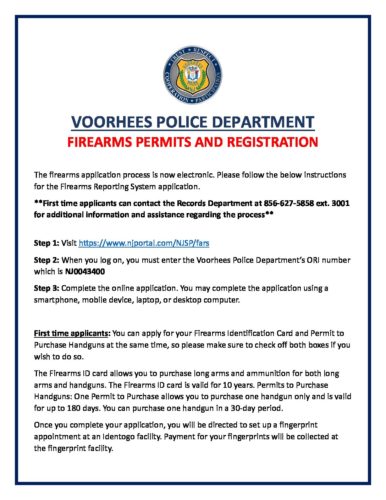 FIREARMS – FIREARMS IDENTIFICATION CARD AND PERMIT TO PURCHASE ...